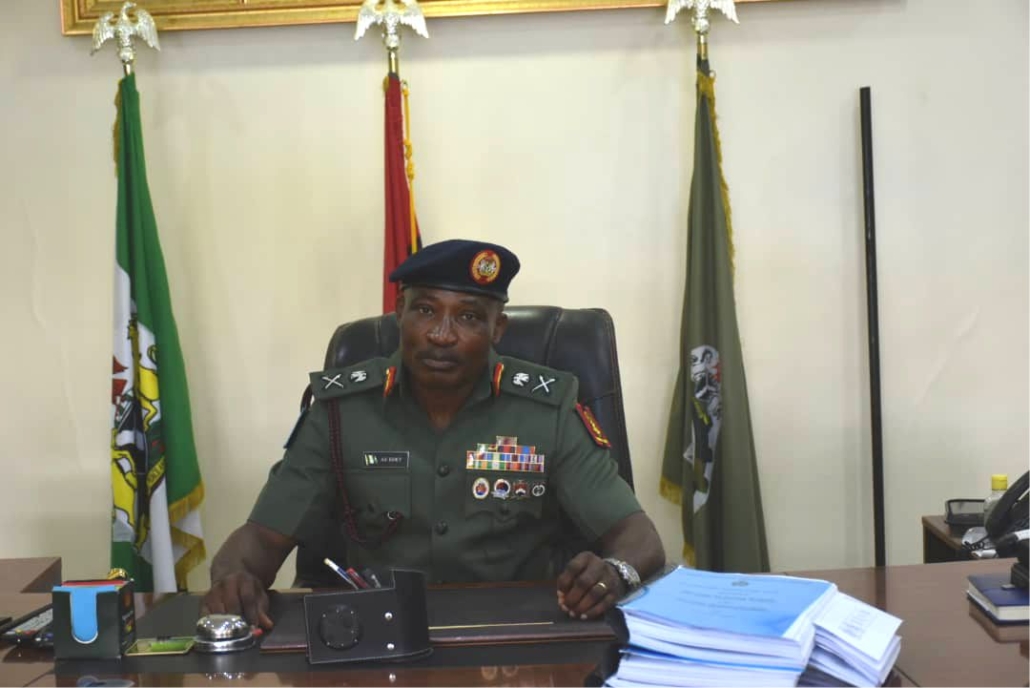 MAJOR GENERAL AE EDET ASSUMES DUTY AS THE 24TH DG OF DICON - The ...