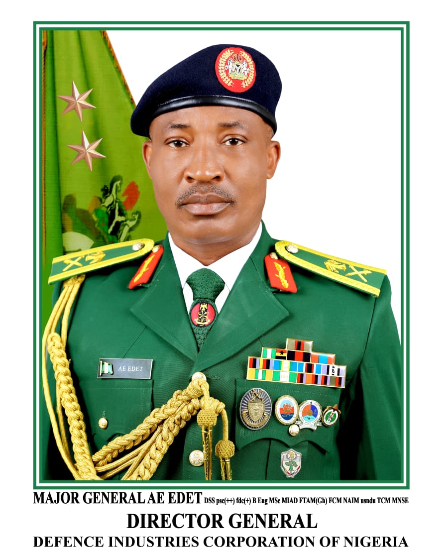 MAJOR GENERAL AE EDET ASSUMES DUTY AS THE 24TH DG OF DICON - The ...
