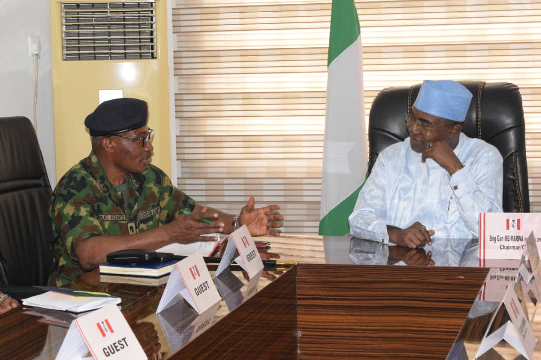 THE DIRECTOR GENERAL DICON VISITED NDLEA CHAIRMAN IN HIS OFFICE IN ...