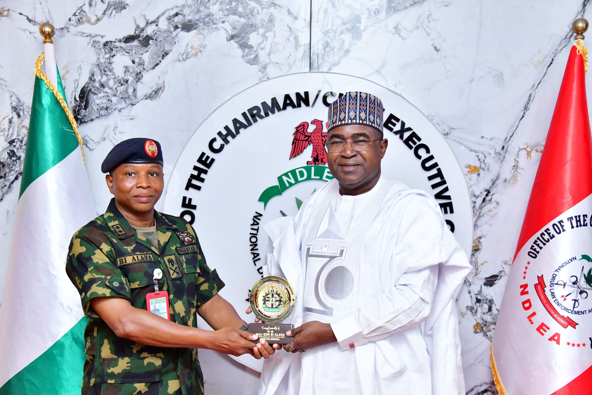 CHAIRMAN NDLEA PLEDGES PATRONAGE FOR DICON, COMMENDS DG'S STRATEGIC ...